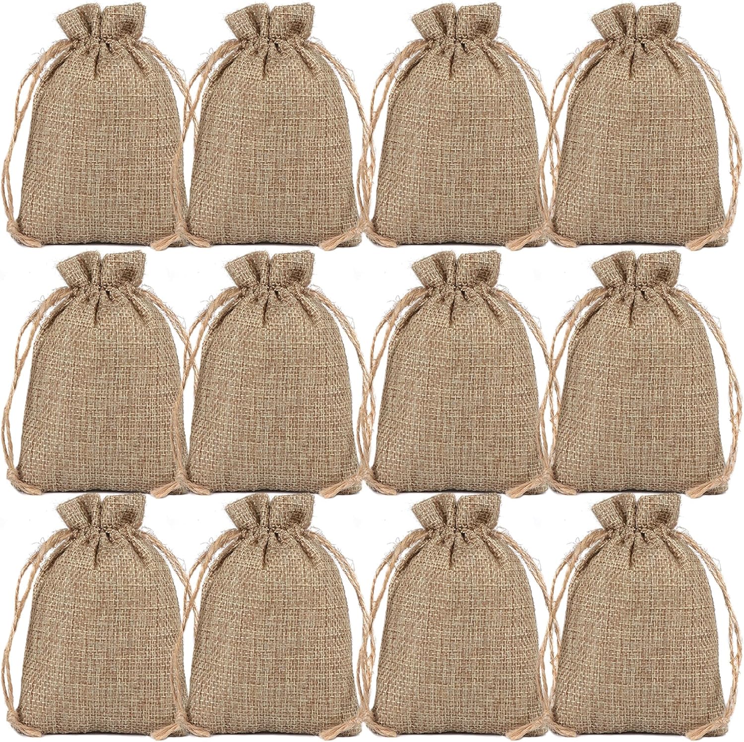 Amazon.com: DMIMIA Small Burlap Bags 50 PCS with Drawstring, 4x6 Inch ...