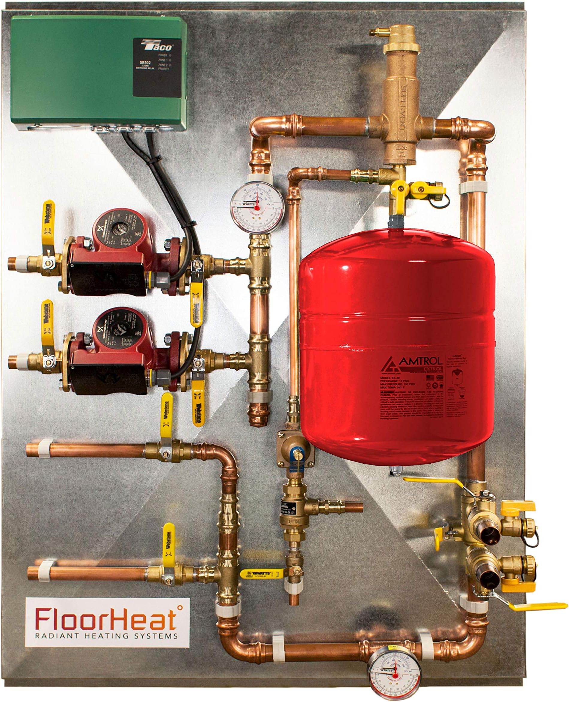 Amazon.com: Radiant Heat Distribution/Control System (1 Zone - For use ...