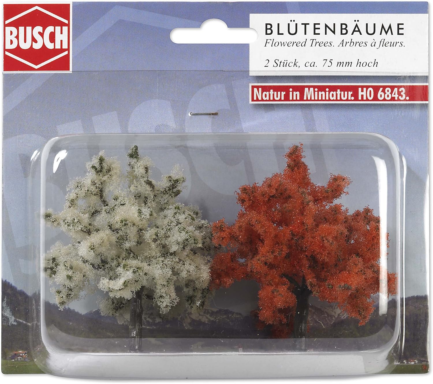 Busch 6843 Red Tree 2/ HO Scenery Scale Model Scenery, Scenery - Amazon ...