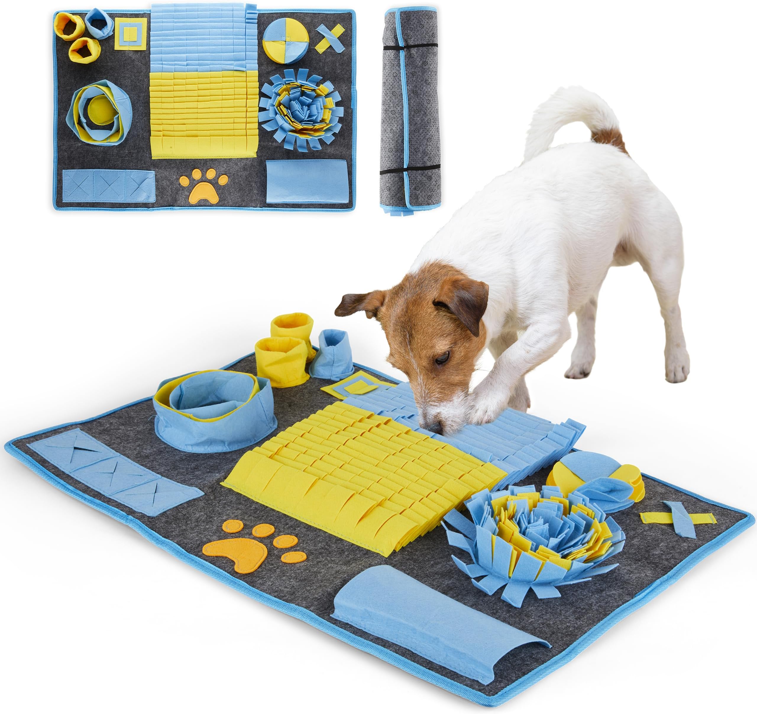 Amazon.com: STELLAIRE CHERN Snuffle Mat for Dogs, 51" x 17" Small and ...
