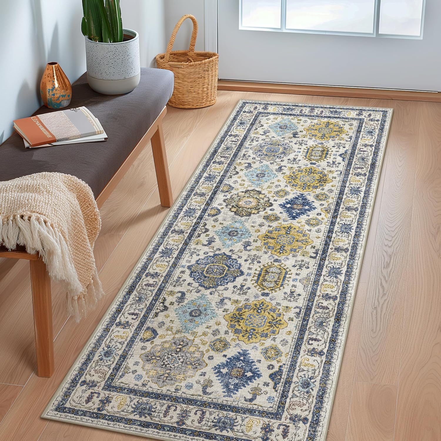 Amazon.com: 2x5 Runner Rug Non Slip, Machine Washable Rug Runners for ...