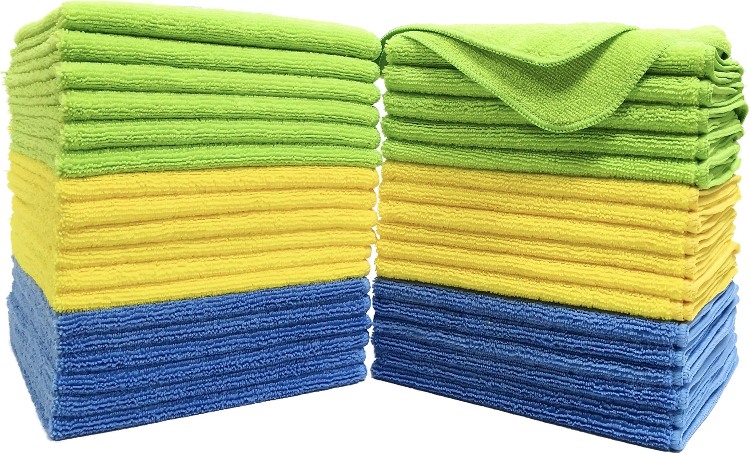 Amazon.com: MOONQUEEN 36 Pack Microfiber Cleaning Cloth - Reusable ...