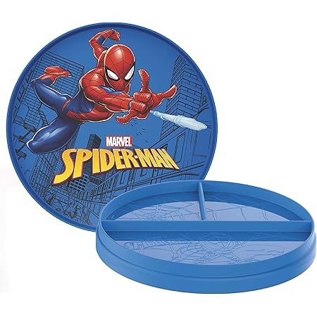 Amazon.com: Zak Designs Spider-Man Dinnerware Set Includes Plate, Bowl ...