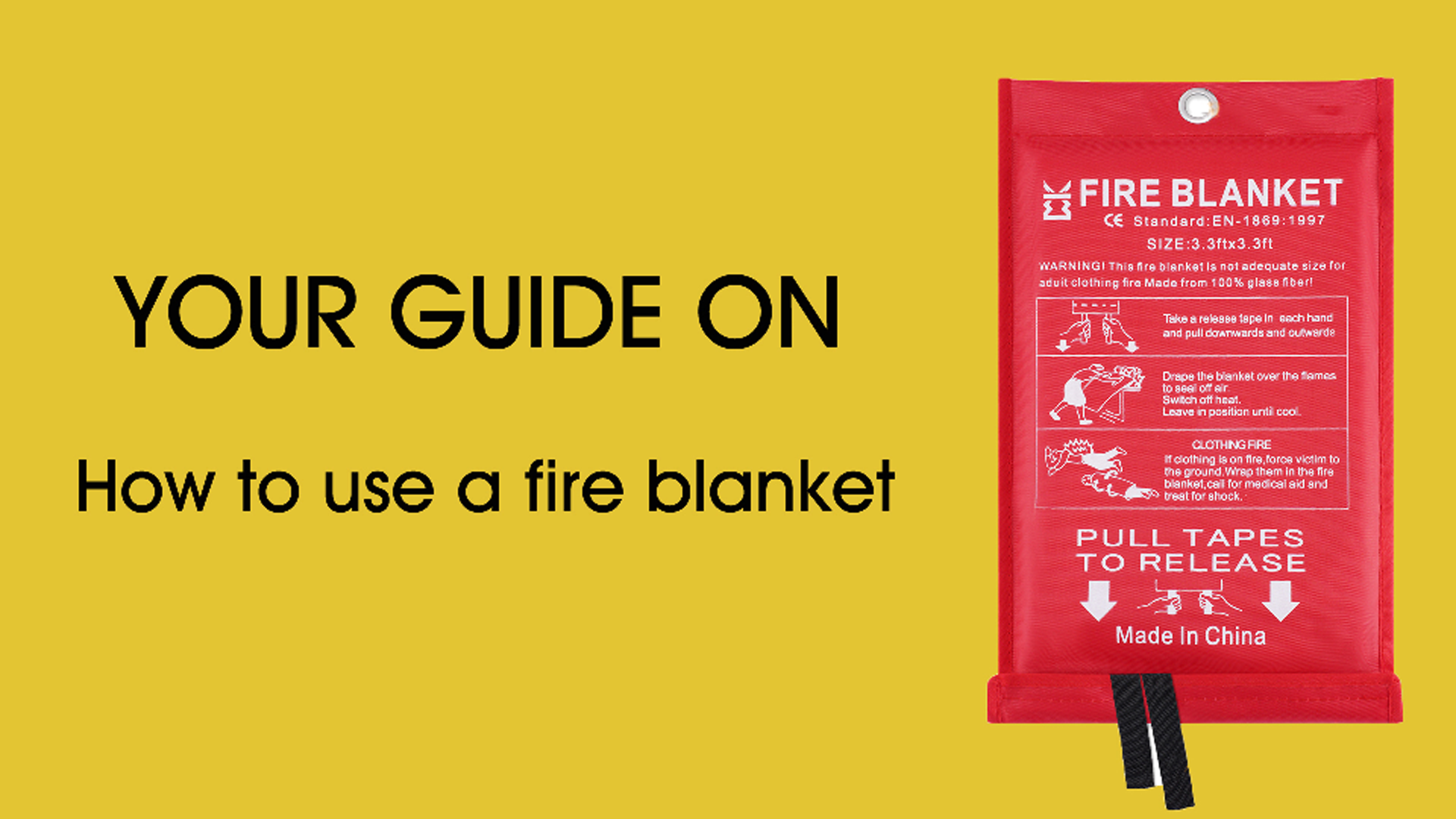 Watch How to use a fire blanket on Amazon Live