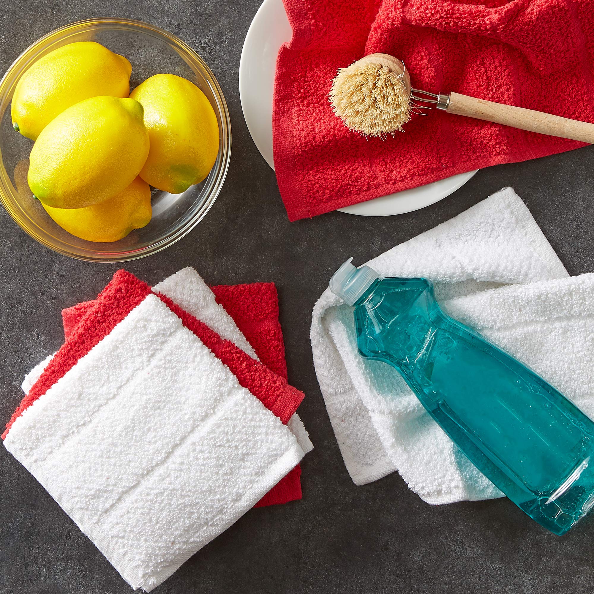 Snapklik.com : Basic Chef Collection, Assorted Terry Kitchen Set ...