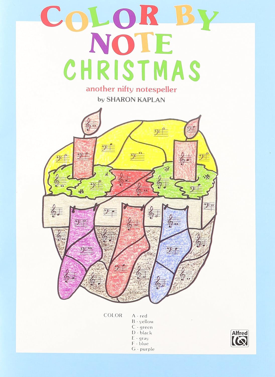 Amazon.com: Color by Note Christmas-another nifty notespeller Coloring ...