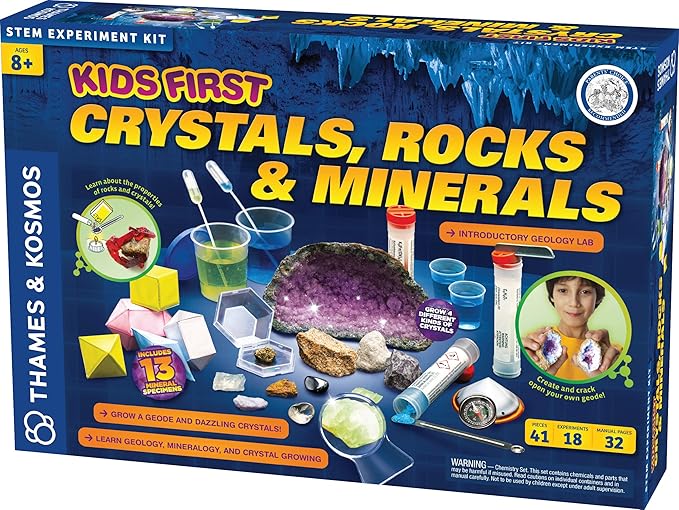 Amazon.com: Thames & Kosmos Kids First Crystals, Rocks & Minerals ...