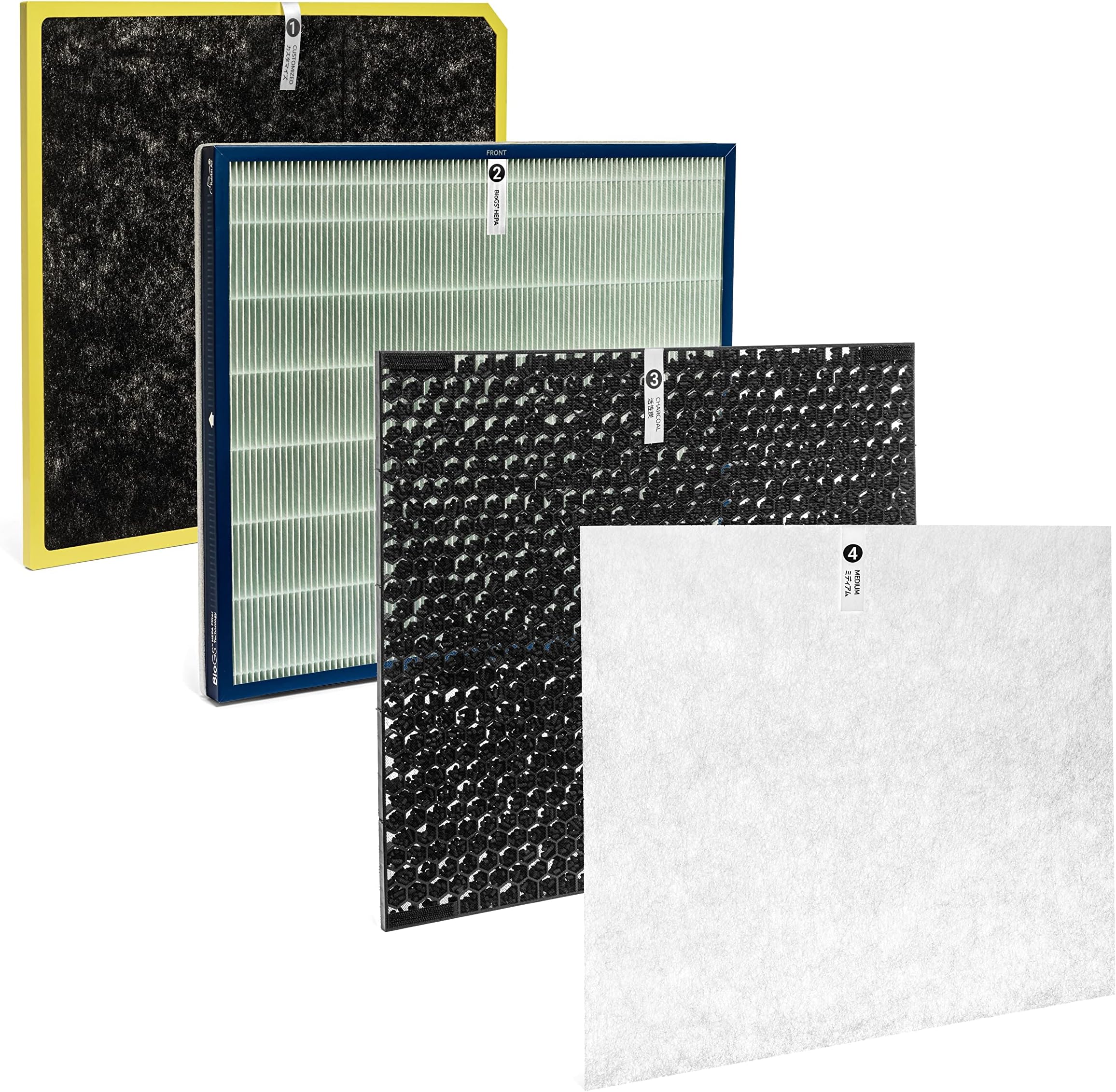 Amazon.com: Original Rabbit Air A3 Filter Replacement Kit for Models ...