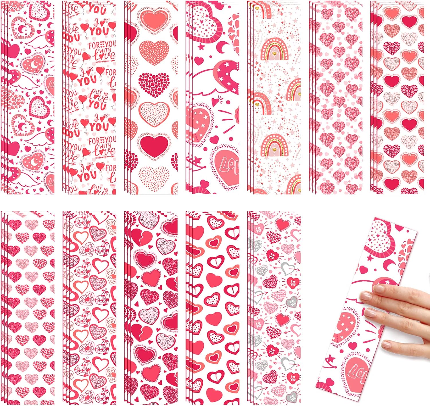 Amazon.com : 36 Pieces Anxiety Sensory Stickers Valentine's Day Calm ...