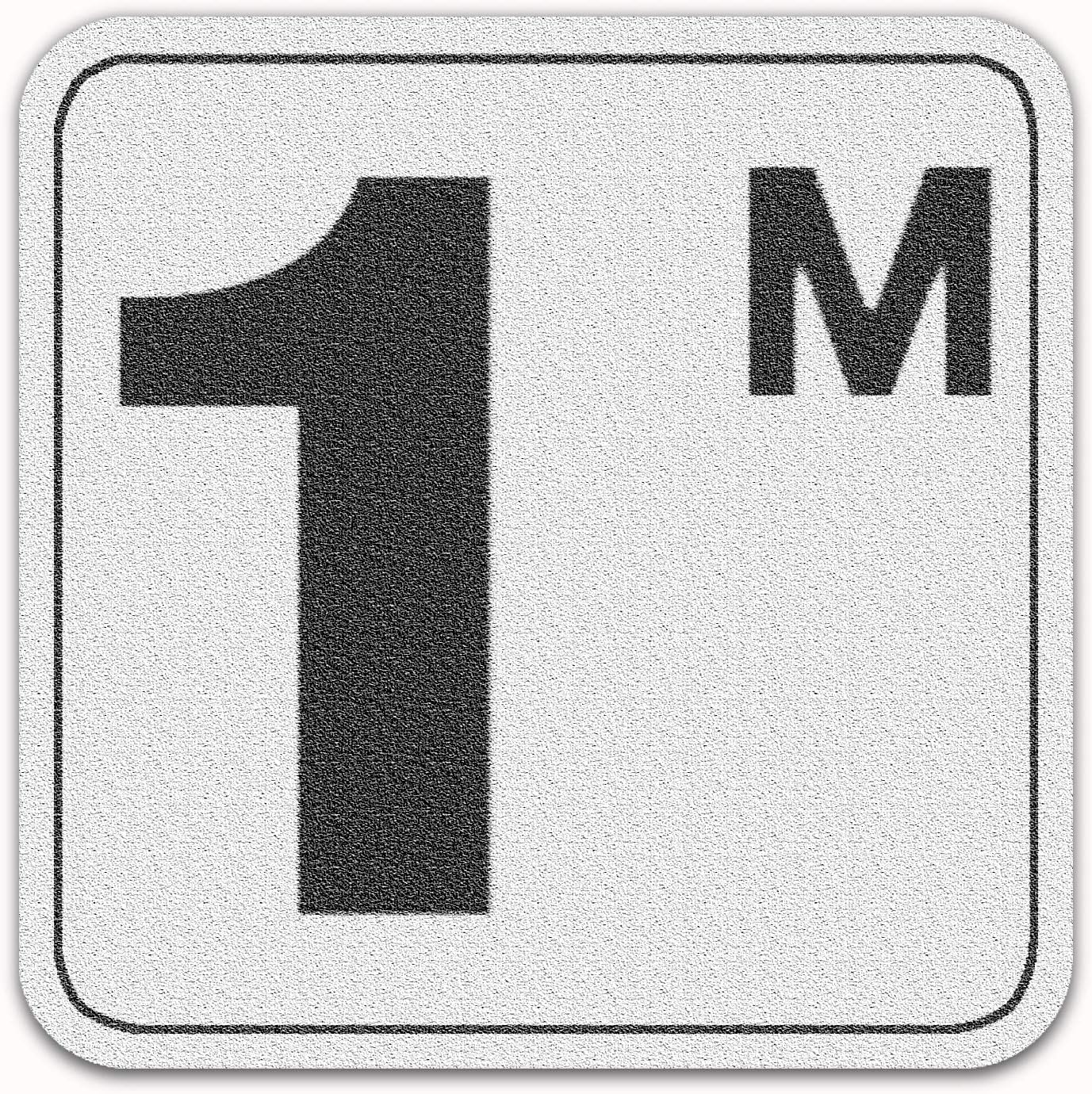 Amazon.com : 1M - Adhesive Swimming Pool Depth Marker Sticker - 6 In x ...