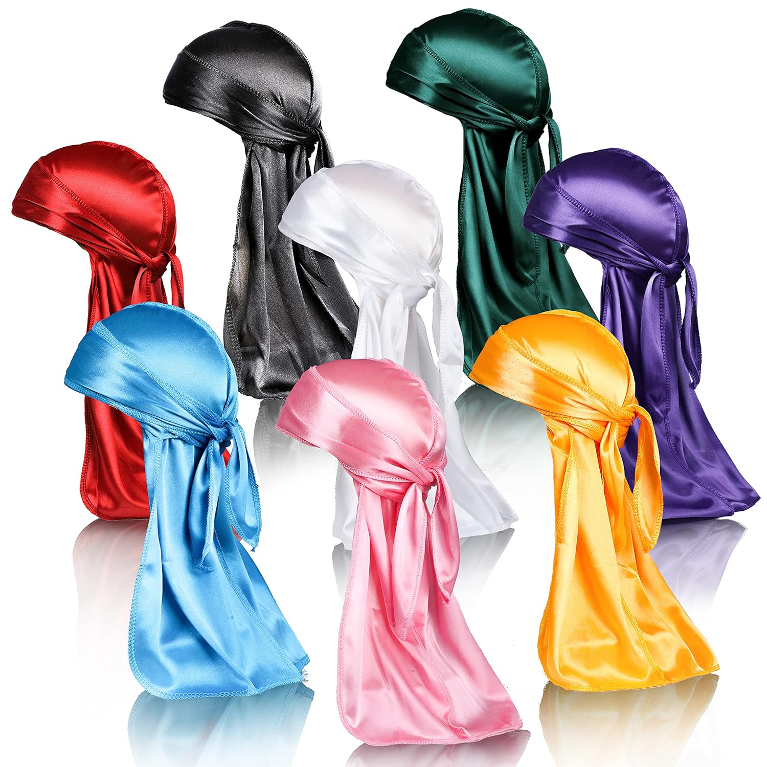 YEZEY 8Pcs Silk Durag Pack, Silky Durags for Men Australia | Ubuy