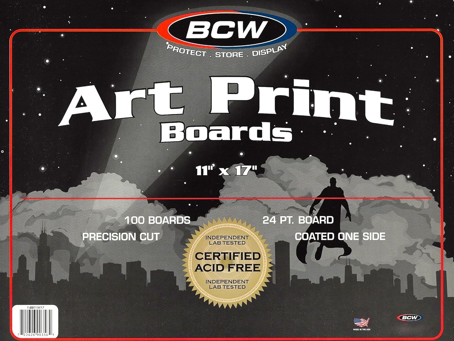 Amazon.com: BCW 11x17 Art Print Bags & Backing Boards Combo | 100 ...