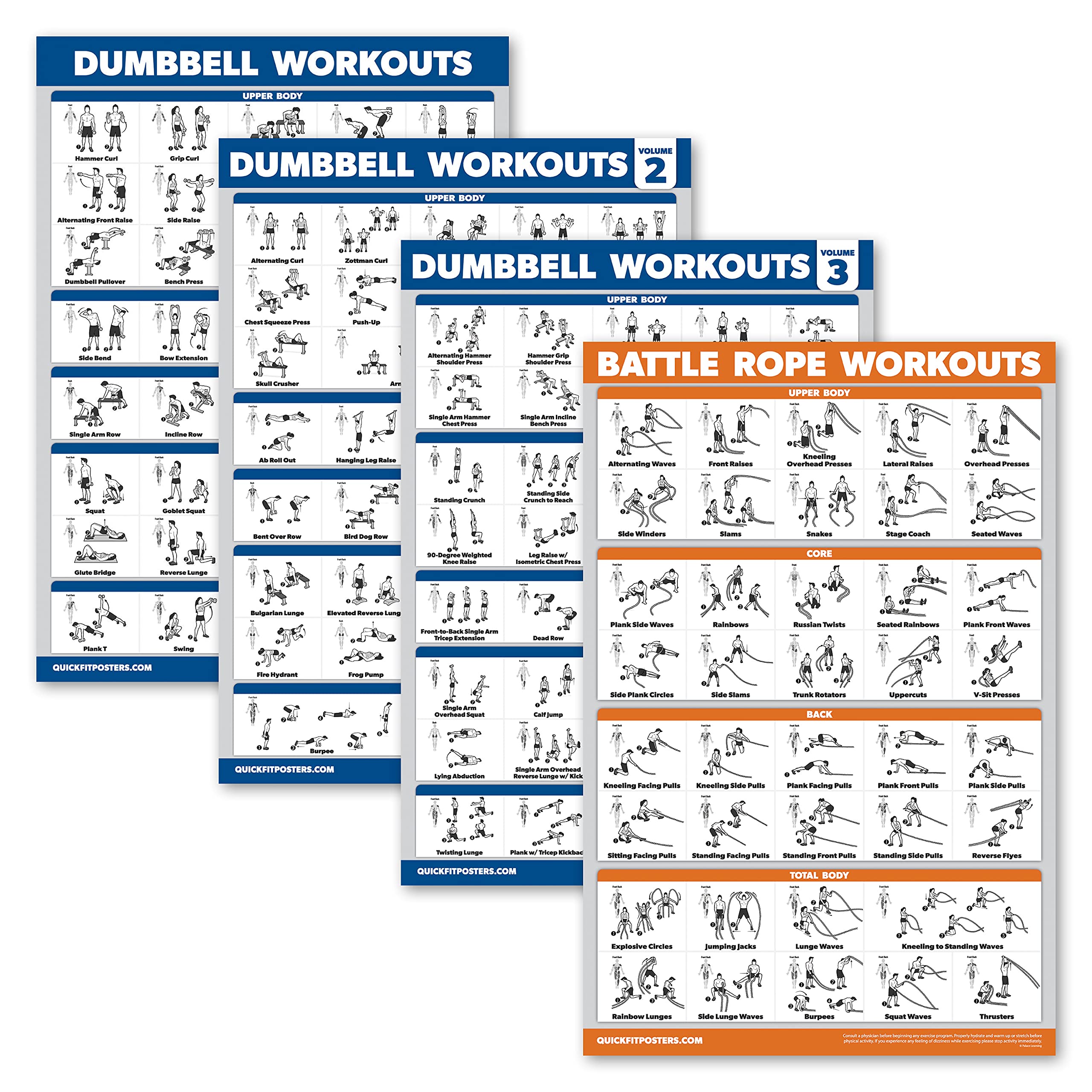 Buy Palace Learning 4 Pack - Dumbbell Workout s Volume 1, 2 & 3 ...