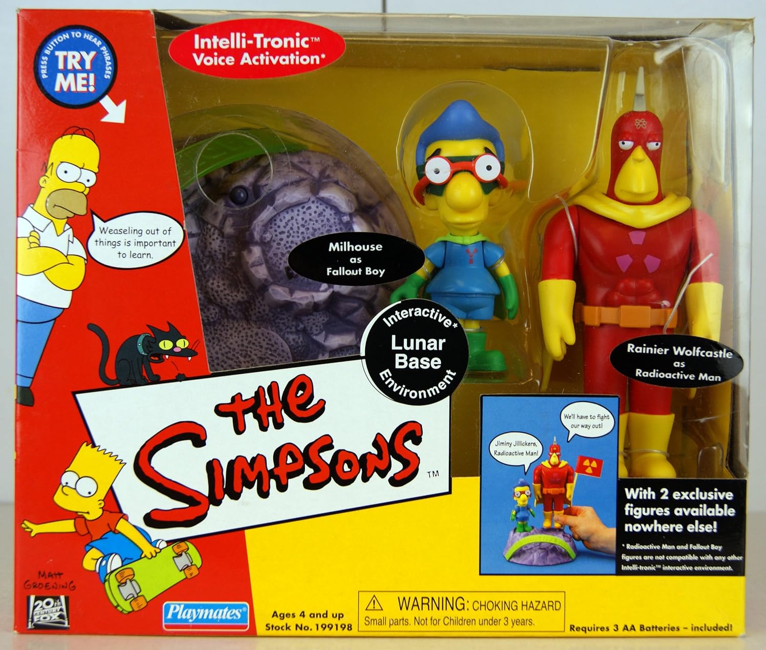 The Simpsons Exclusive Lunar Base Playset with Radioactive Man and ...