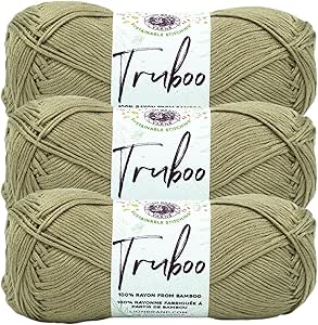 Amazon.com: Lion Brand Yarn Truboo - Ovillo de lana color caqui (3 ...