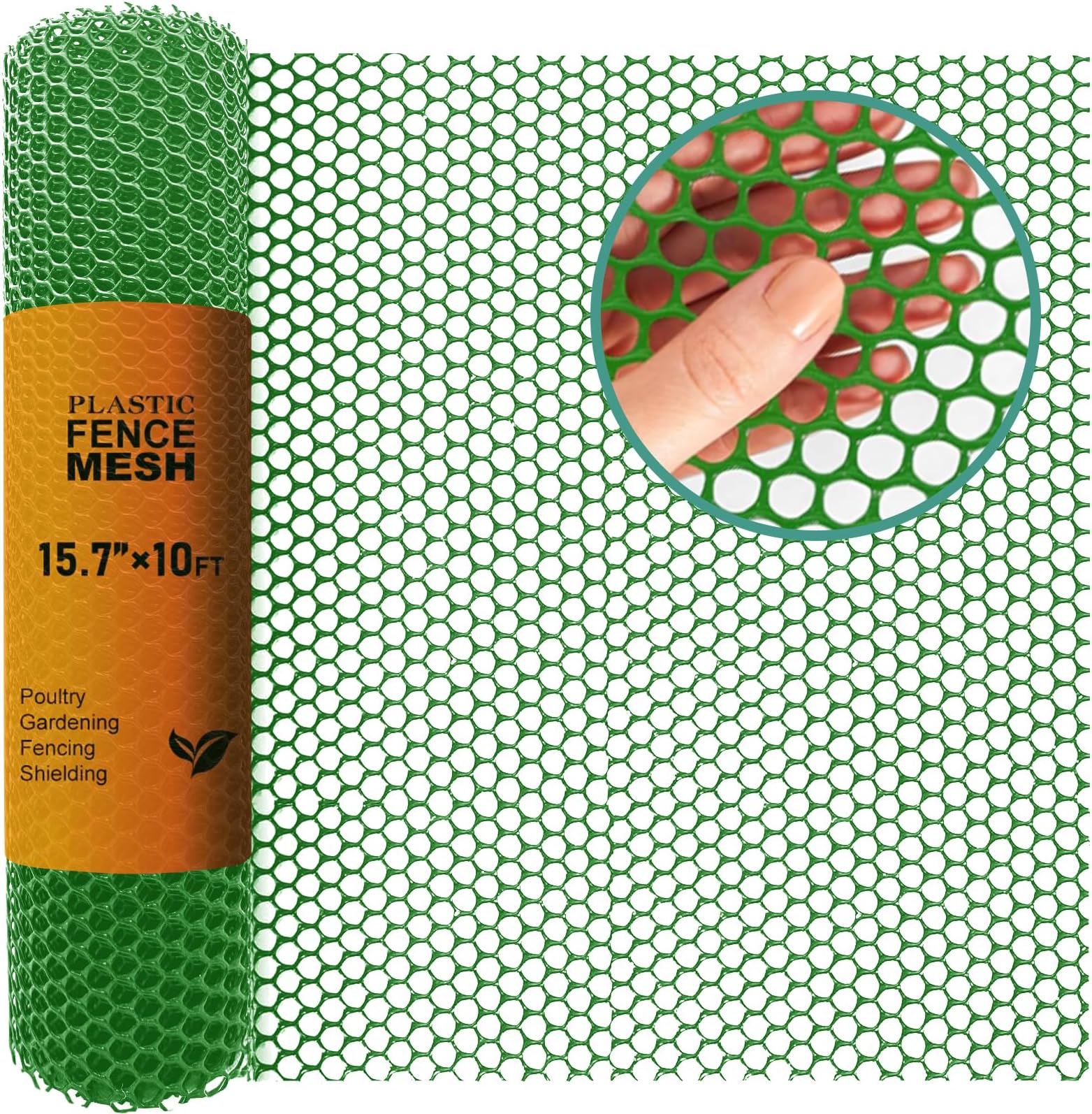 Amazon.com : Chicken Plastic Wire Fencing Mesh - Heavy-Duty Plastic ...