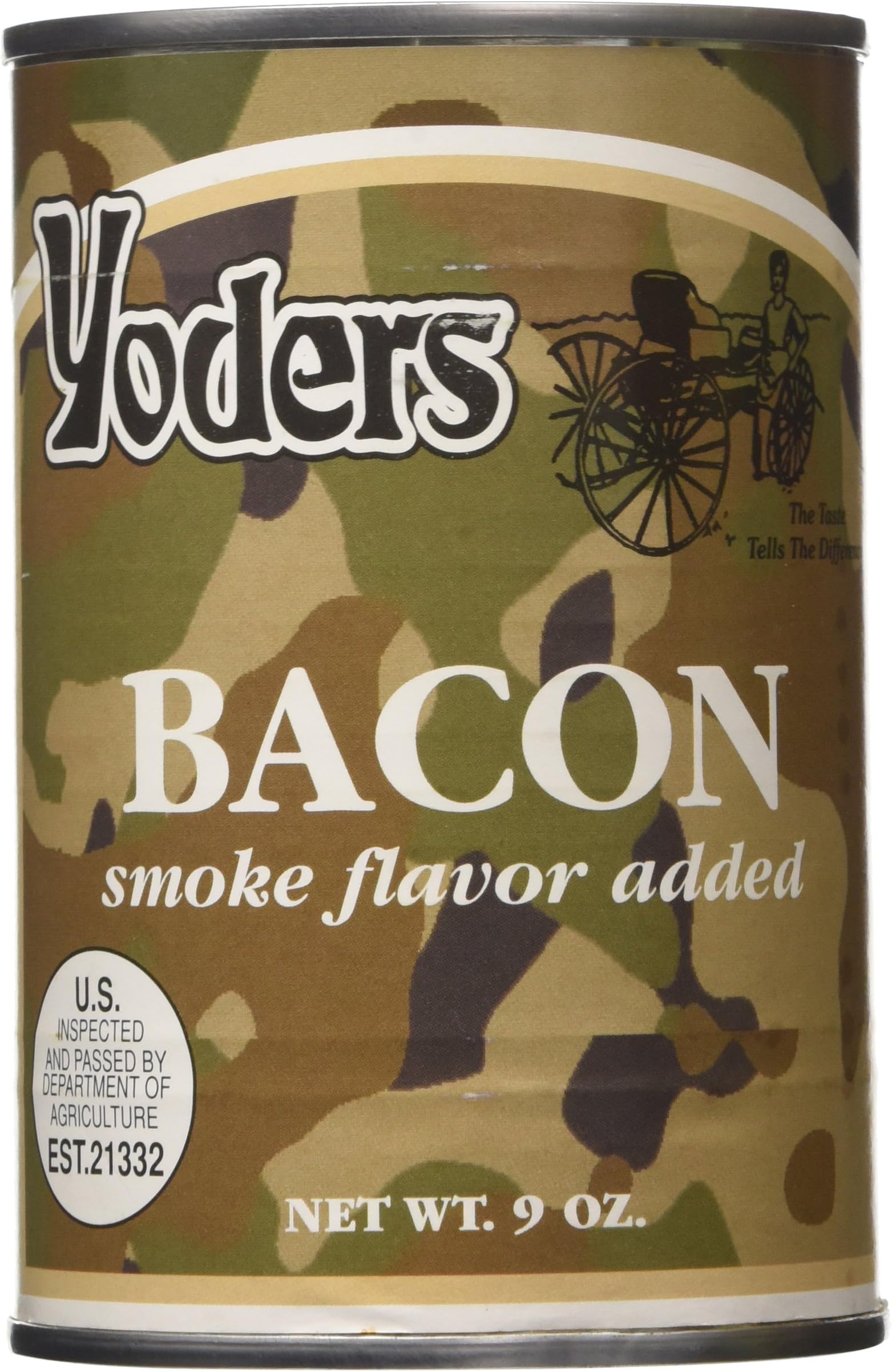 Amazon.com : Yoders Canned Fully Cooked Bacon, 9 Ounce : Canned And ...