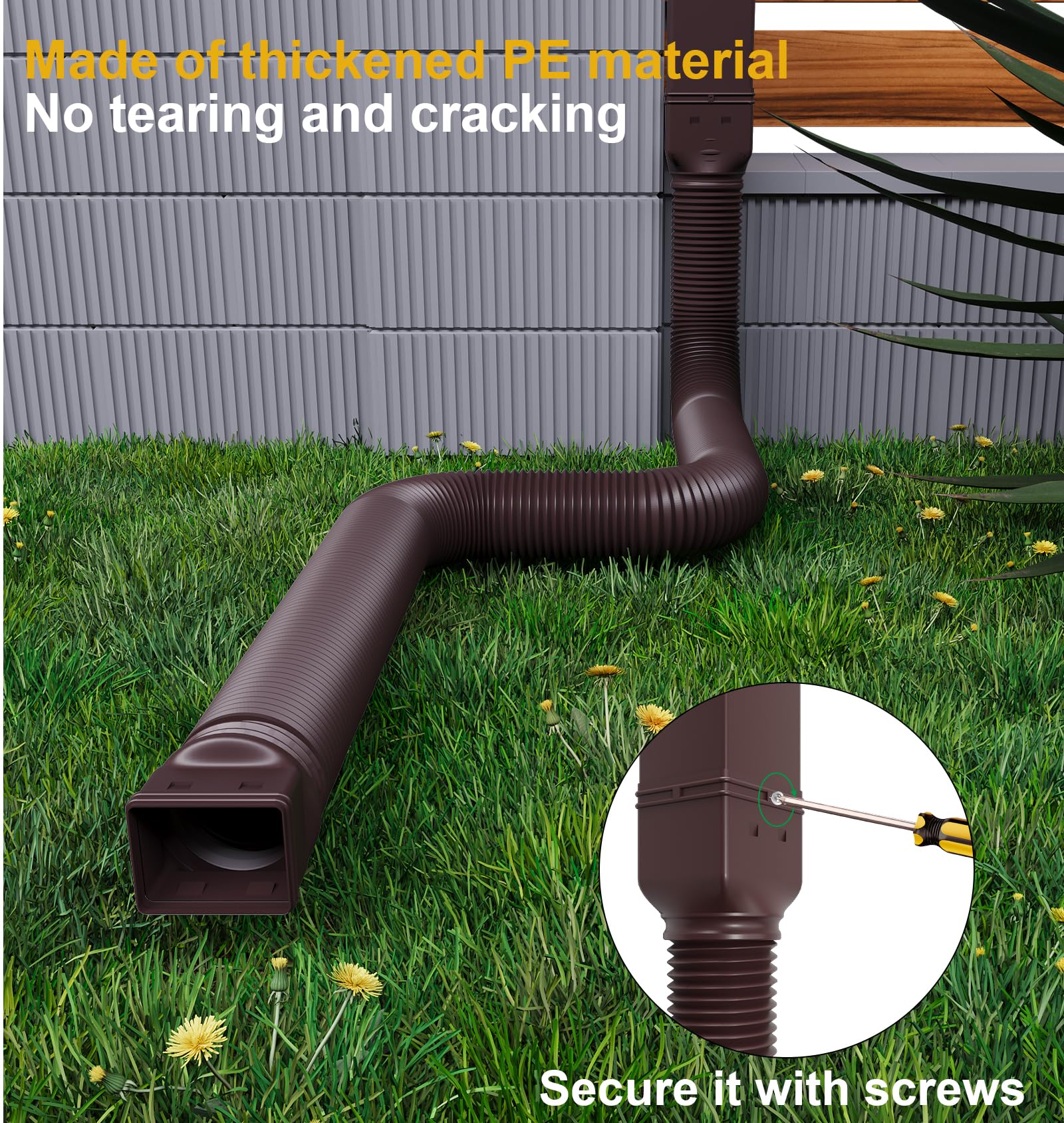 Snapklik.com : Ogutter Rain Gutter Downspout Extensions, Downspout ...