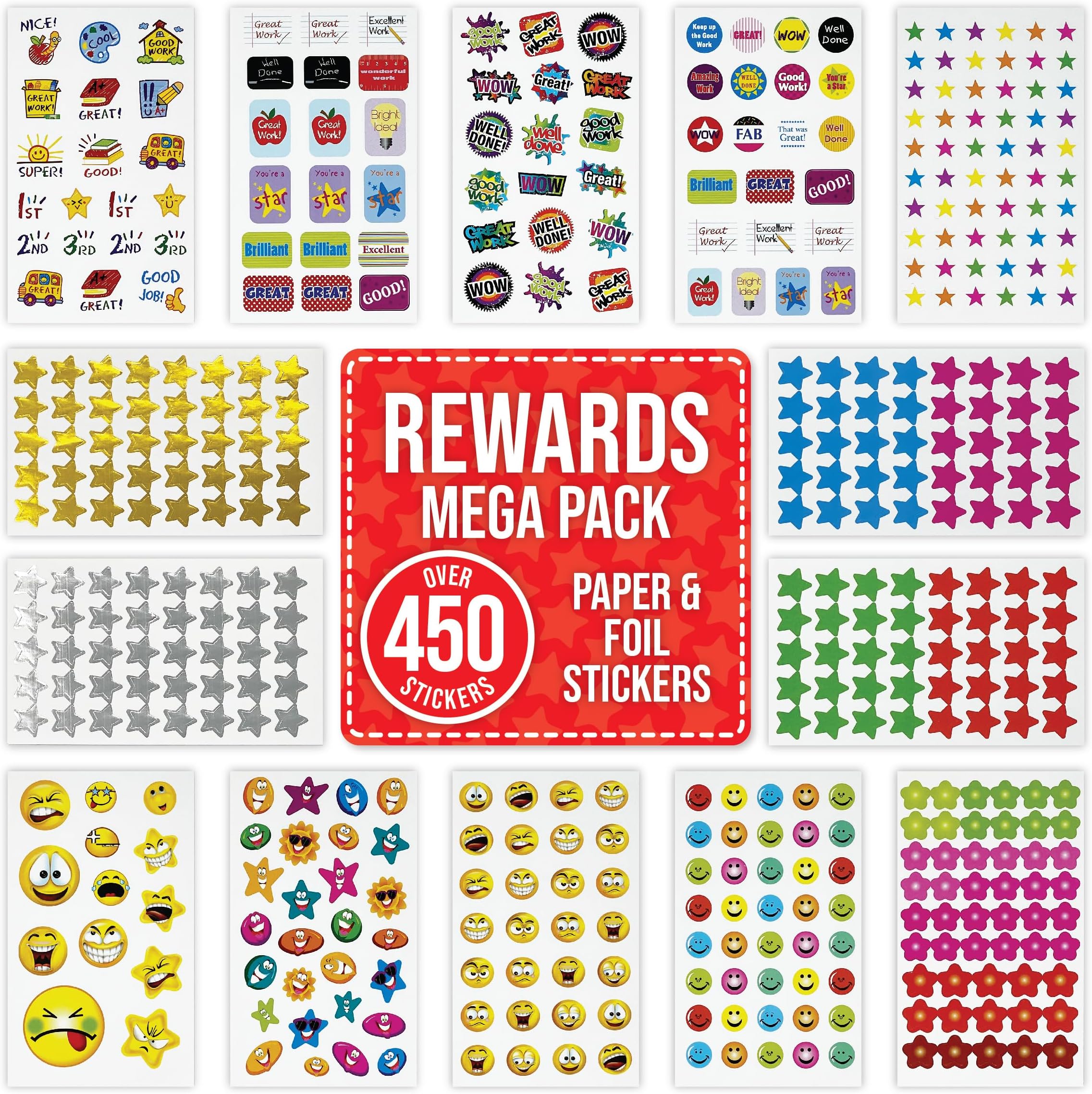 Reward Stickers for Children, Kids - OVER 6000 Reward Stickers ...