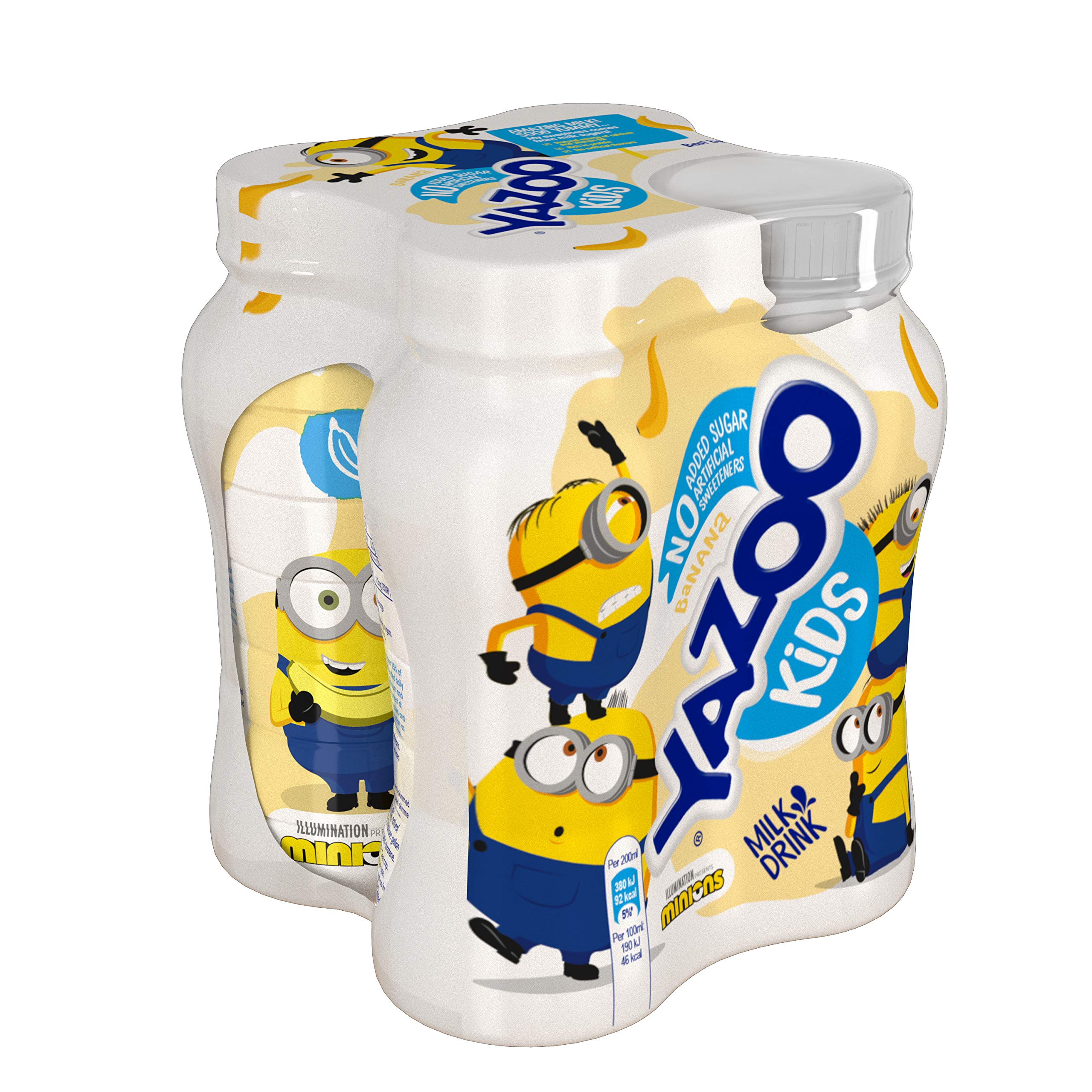Buy YAZOO KiDS No Added Sugar Banana Milk Drink 200ml (Pack of 24 ...