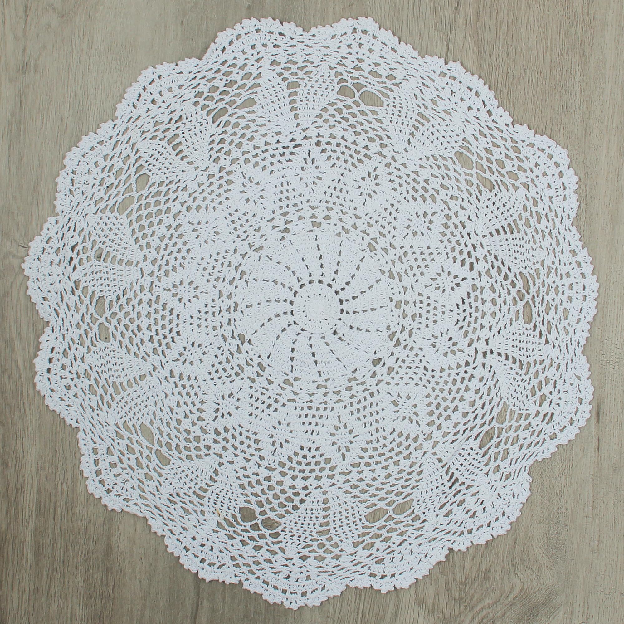 Snapklik.com : Kilofly Handmade Crochet Cotton Lace Table Sofa Doily