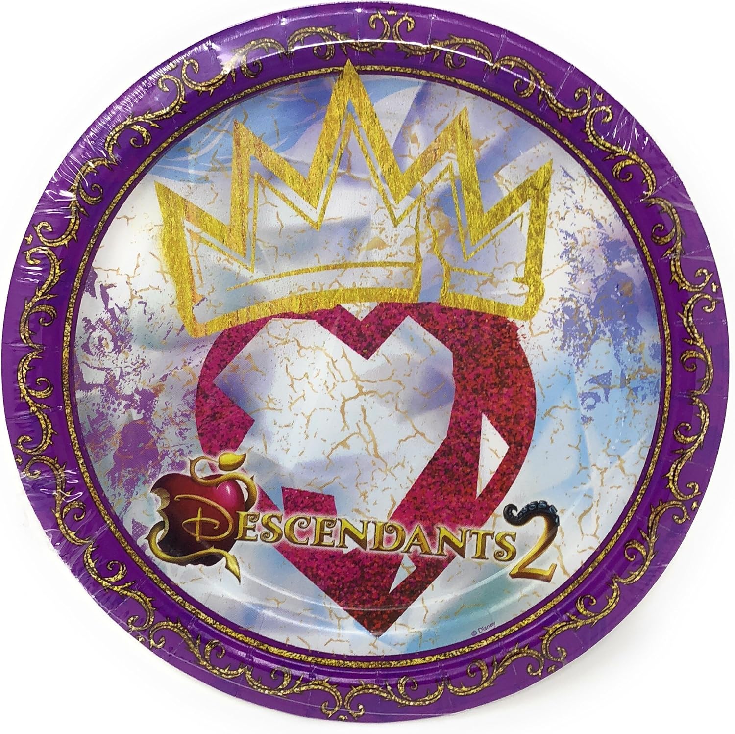American Greetings Descendants Paper Dinner Plates, 8-Count : Buy ...