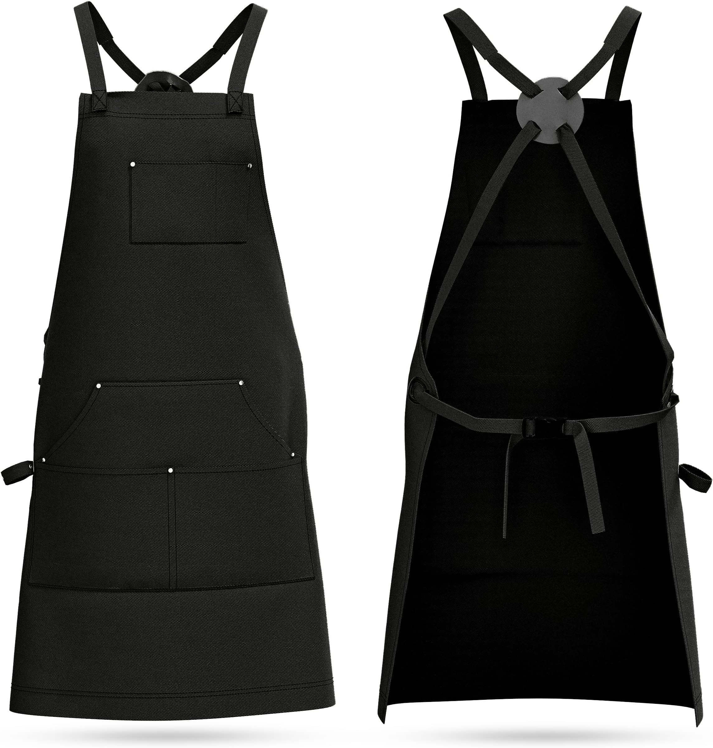 Amazon.com: CHEFSPRIDE Professional Chef Apron for Men & Women - 100% ...