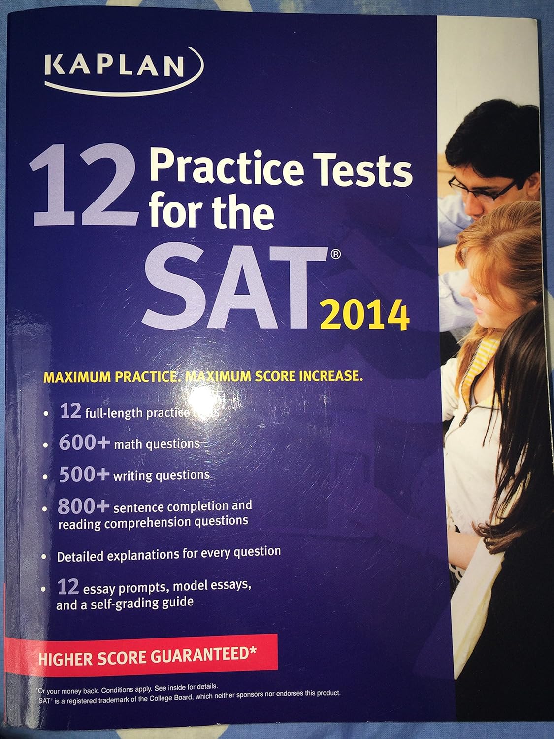 Amazon.com: Kaplan 12 Practice Tests for the SAT 2014 (Kaplan Test Prep ...