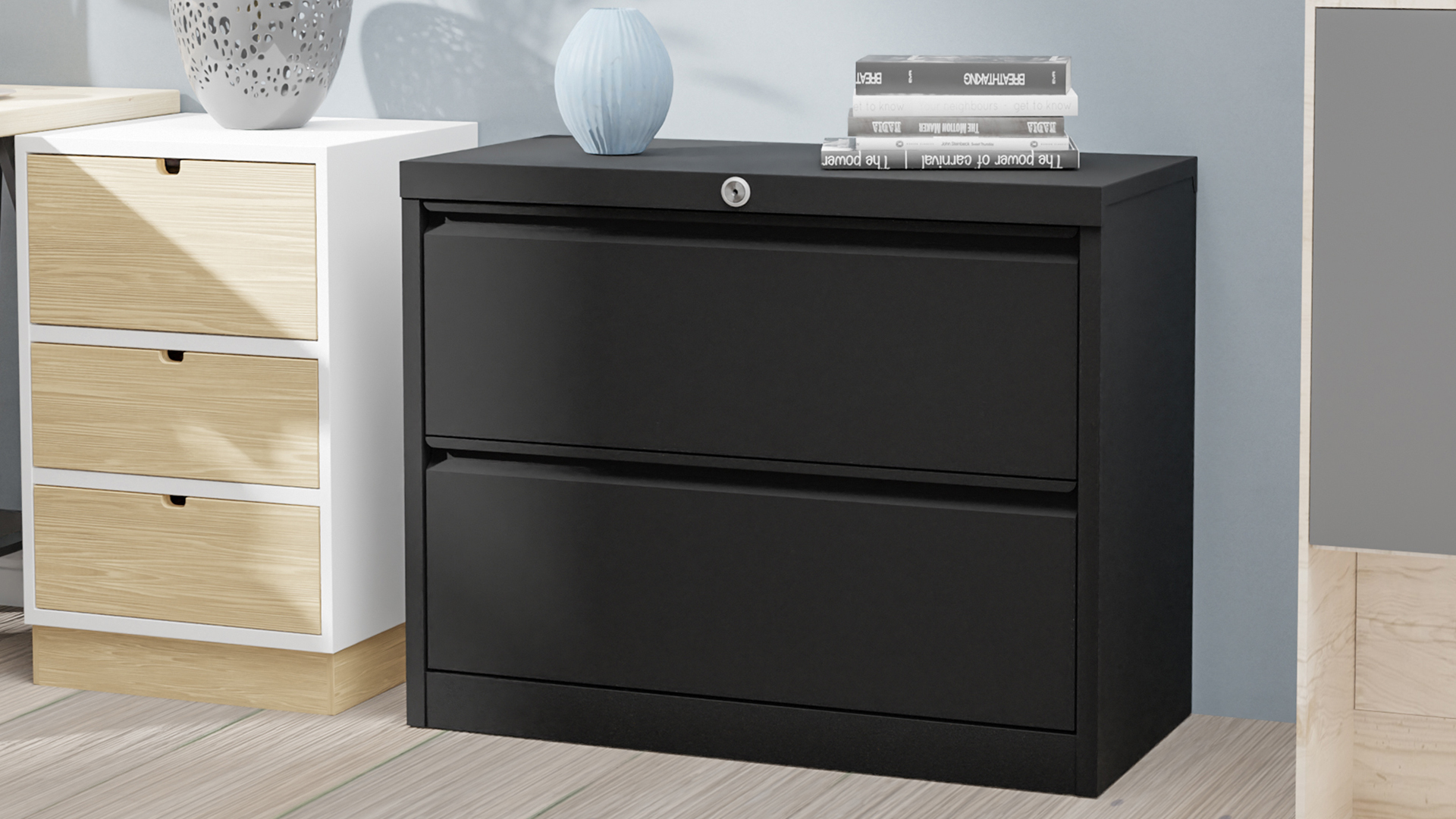 Watch Aobabo file cabinet assemble video on Amazon Live