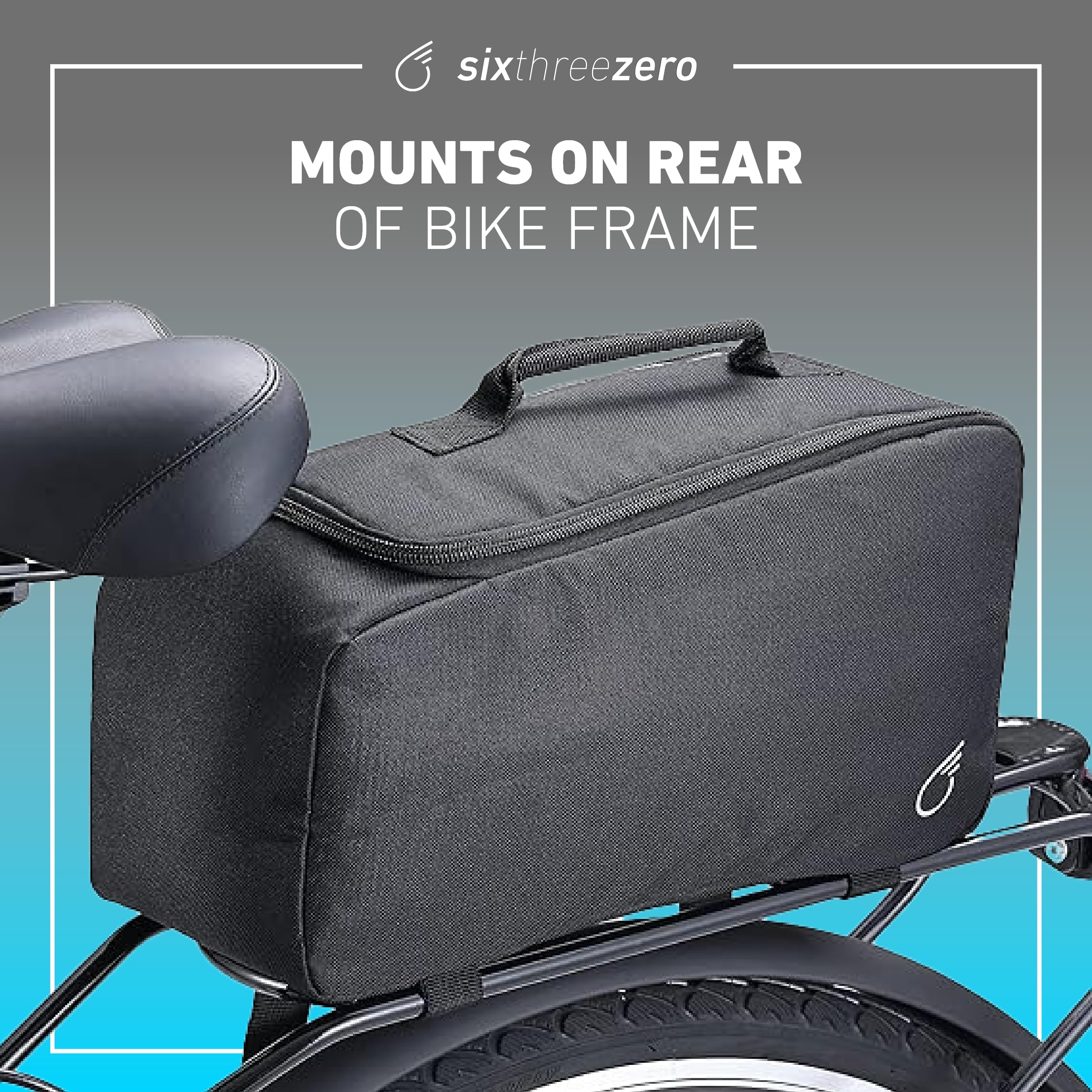 Snapklik.com : Sixthreezero Bike Bag For Rear Rack, Waterproof ...
