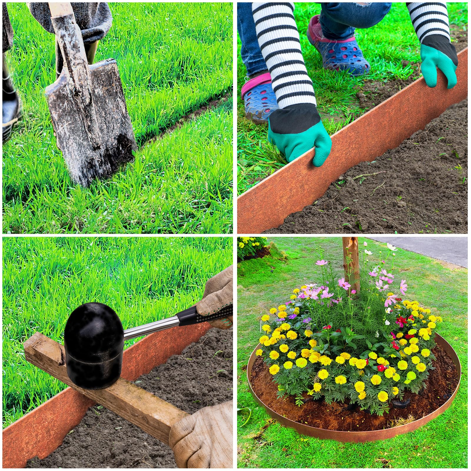 Diy Landscape Edging Around Trees