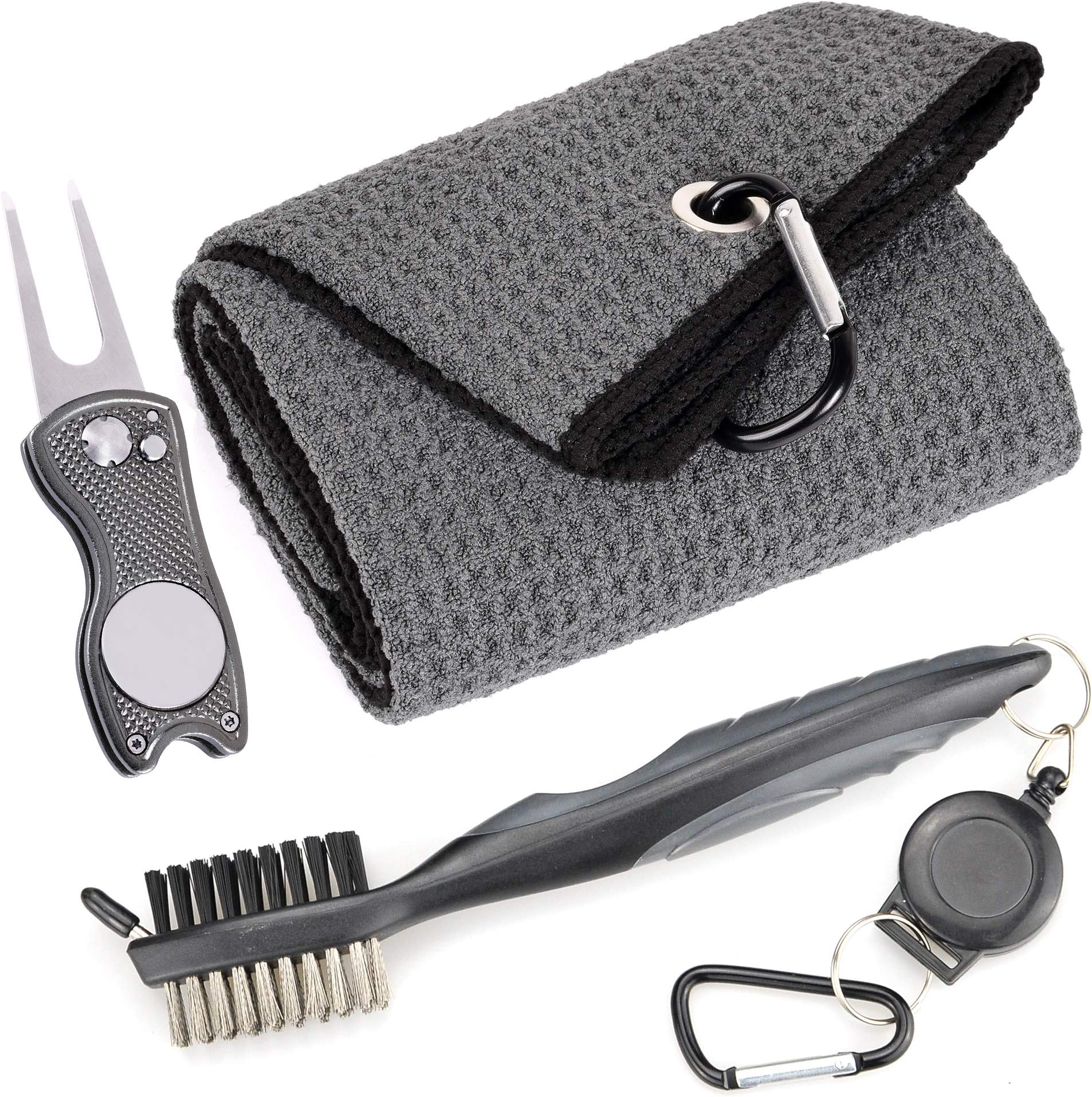 Amazon.com: WHAMZ33 W Complete Golf Accessories Set for Men - Towel ...