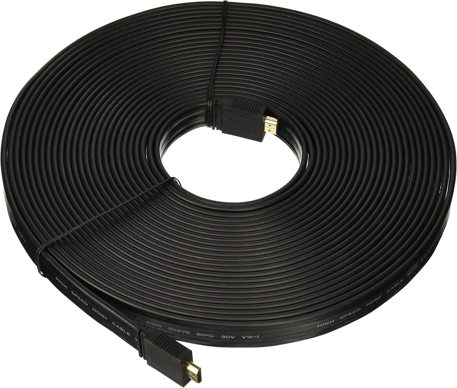 Amazon.com: CableWholesale CL2 Rated 50-Feet 24AWG High Speed HDMI Flat ...