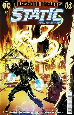 Amazon.com: Static: Season One #2 VF ; DC comic book | Milestone ...