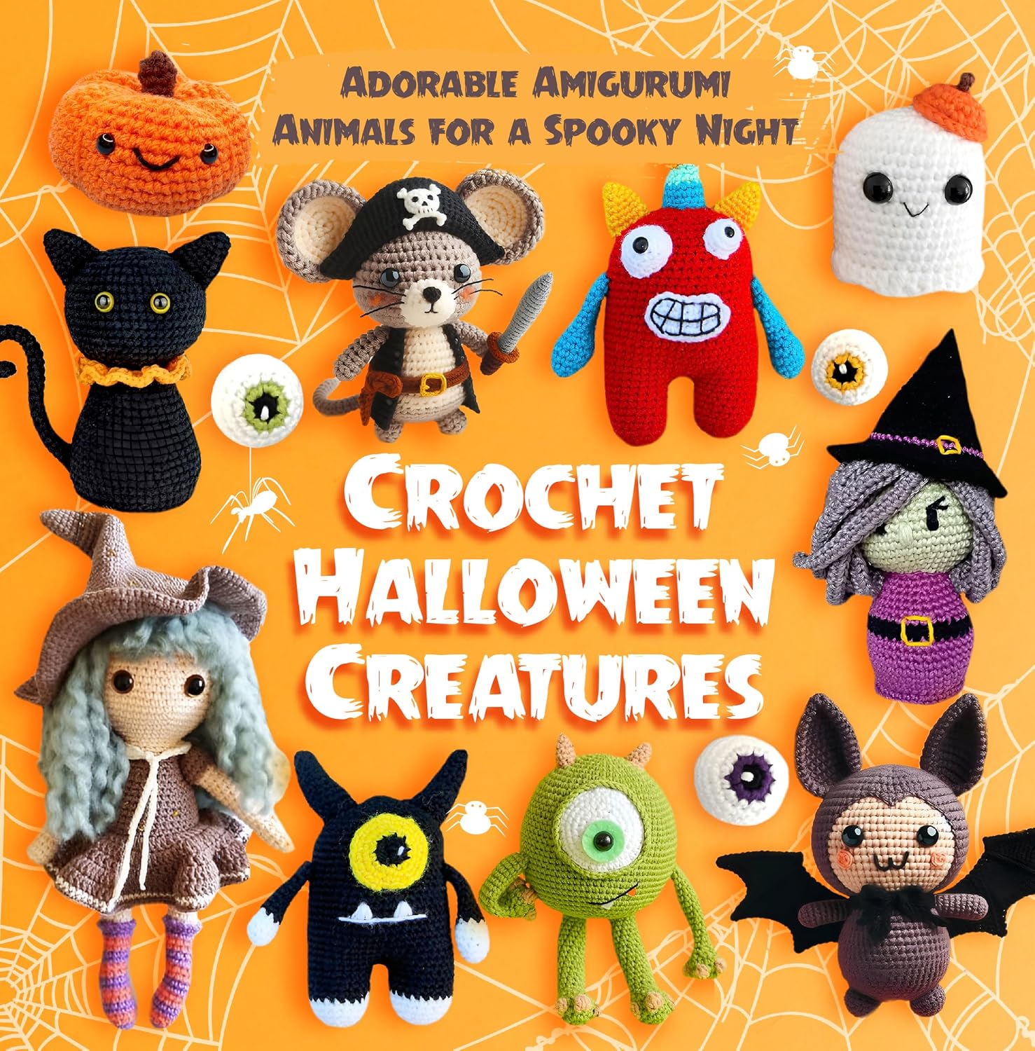 Amazon.com: Crochet Halloween Creatures: Adorable Amigurumi Animals for ...
