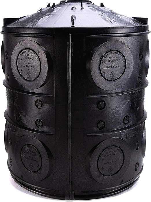 NDS FWAS24 Dry/Flo-Well Storm Water Leaching System, Black, 24" x 28.75 ...