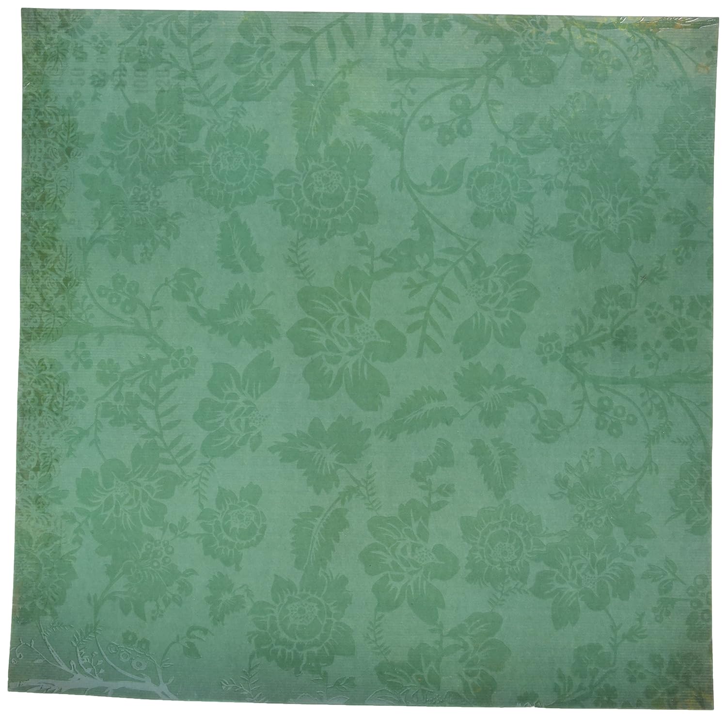 Kaisercraft Lush Spot Varnish Paper, 12-inch by 12-inch Ginko 10 Sheets ...