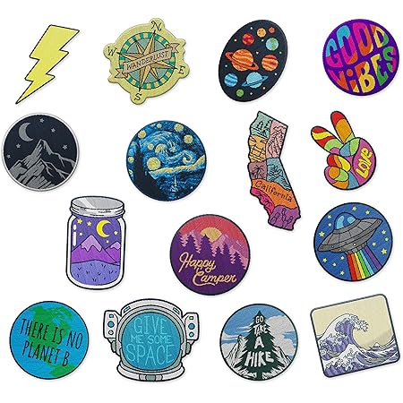 RipDesigns - Large Assorted Set of 15 Aesthetic, Cute and Cool Outdoors ...