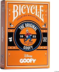 Amazon.com: Bicycle Disney Classic Goofy Inspired Playing Cards : Toys ...