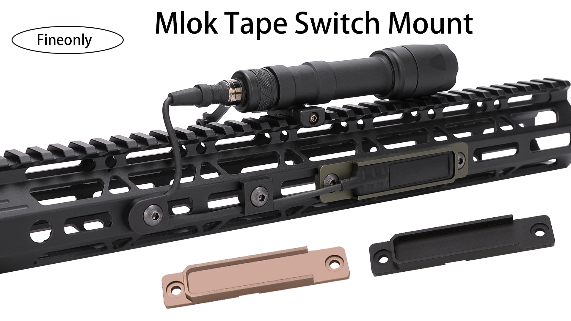 Watch Mlok Pressure Switch Mount for M300 M600 Series Flashlight on ...
