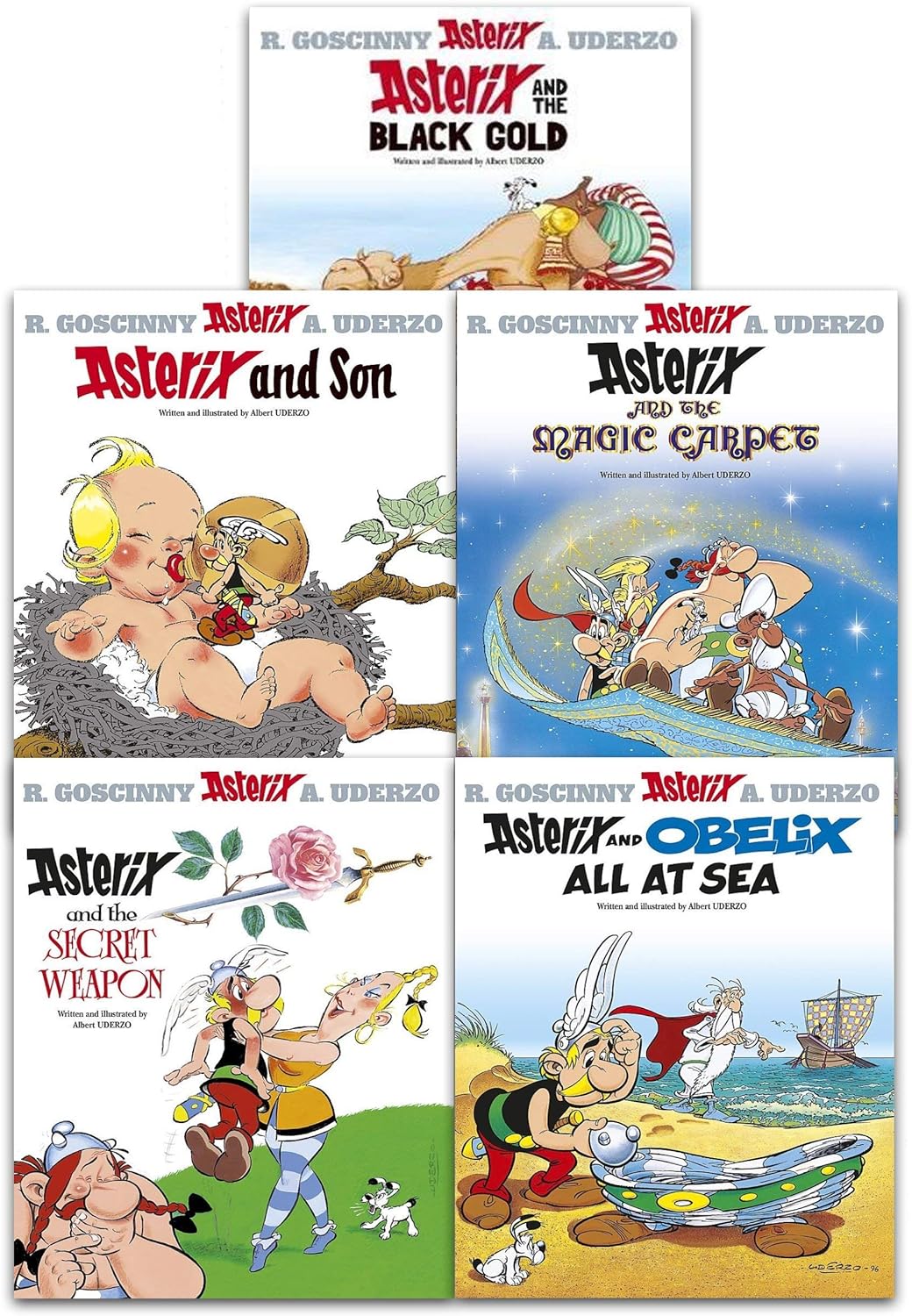 Asterix the Gaul Series 6 Collection 5 Books Set (26-30) (Asterix and ...