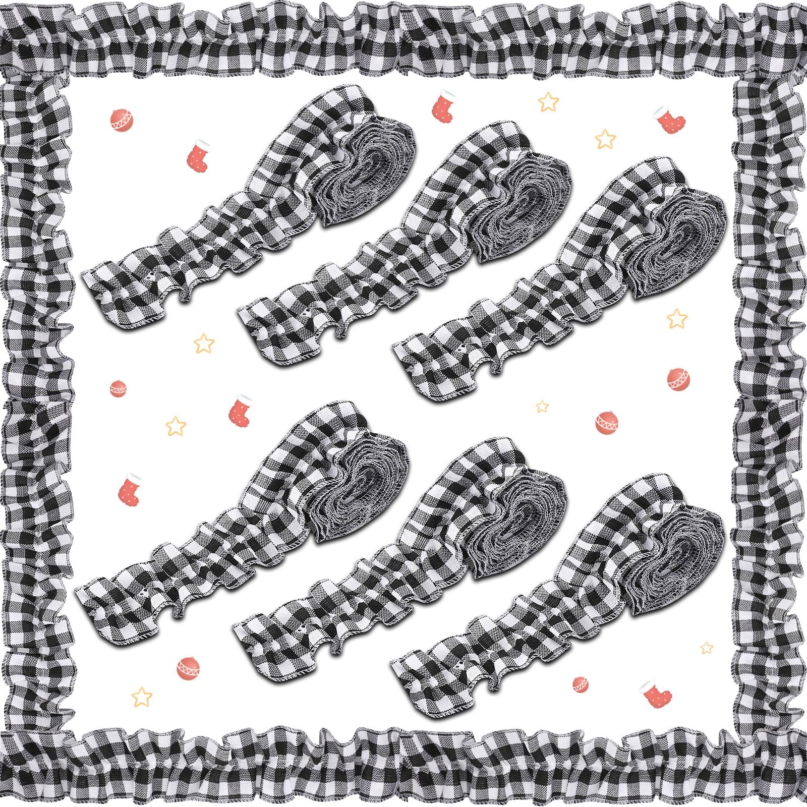 Amazon.com: 6 Rolls Ruffled Bulletin Board Borders for Classroom Decor ...