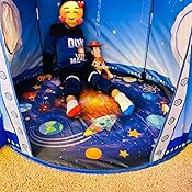 Amazon.com: WillingHeart Rocket Ship Play Tent for Kids, Astronaut ...