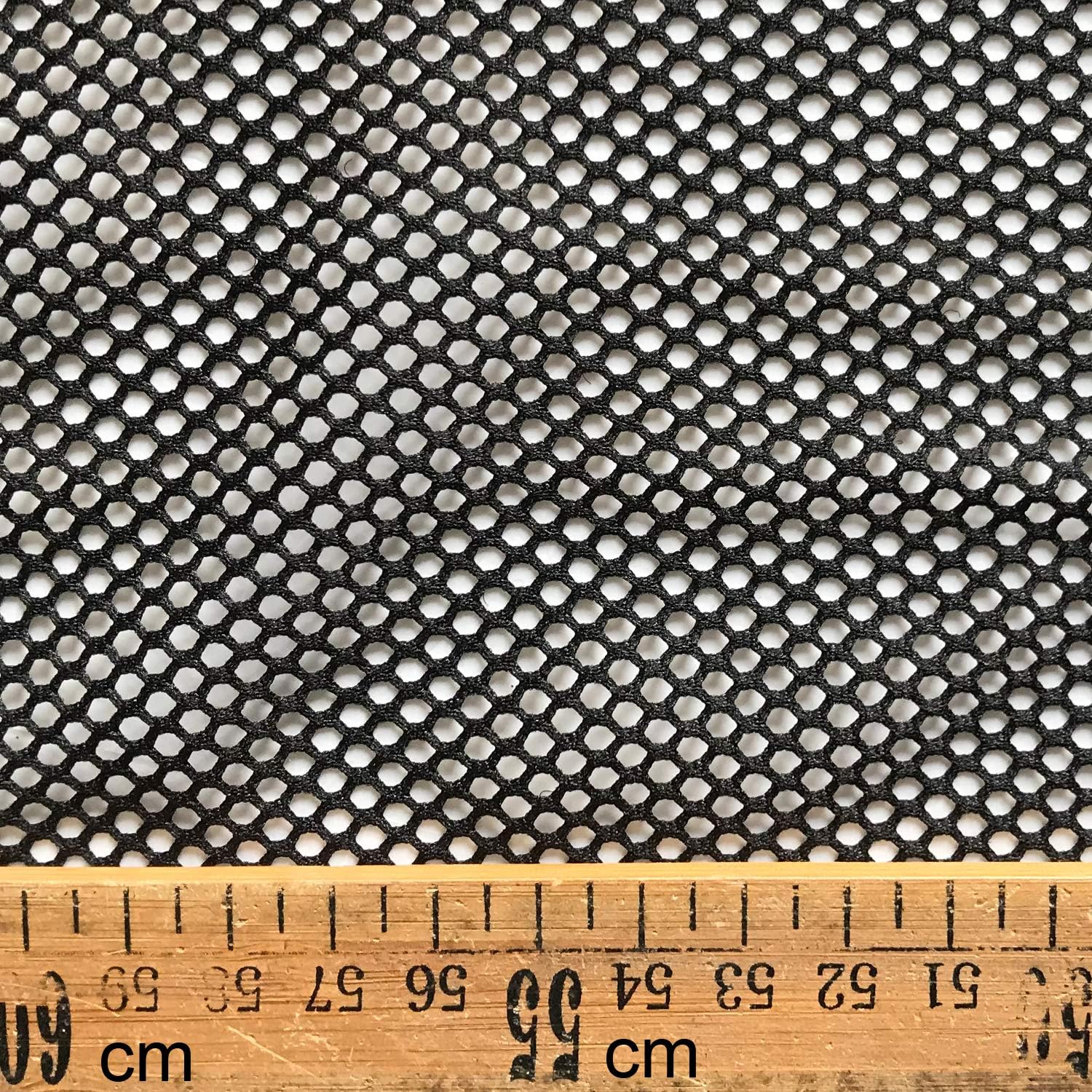 Amazon.com: Stephen Wu 7mm Polyester Hex Mesh Tulle - White/Black mesh ...