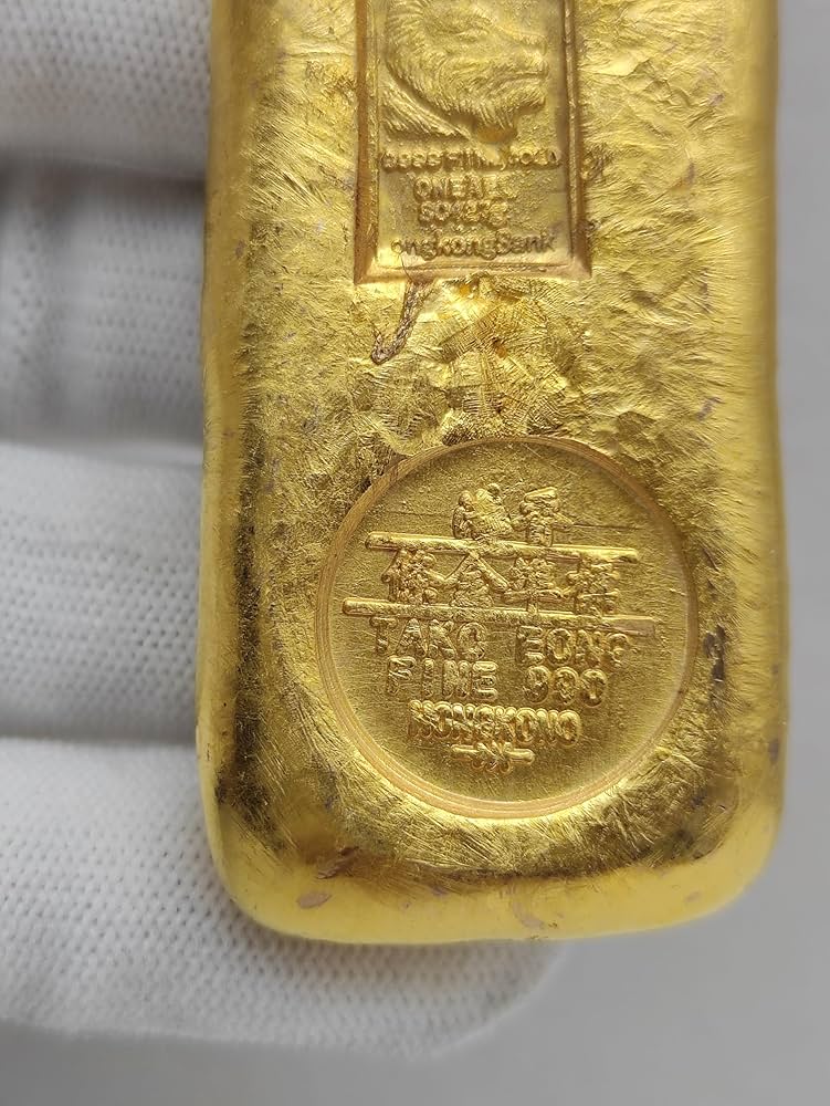 Textura De Lingote De Oro
