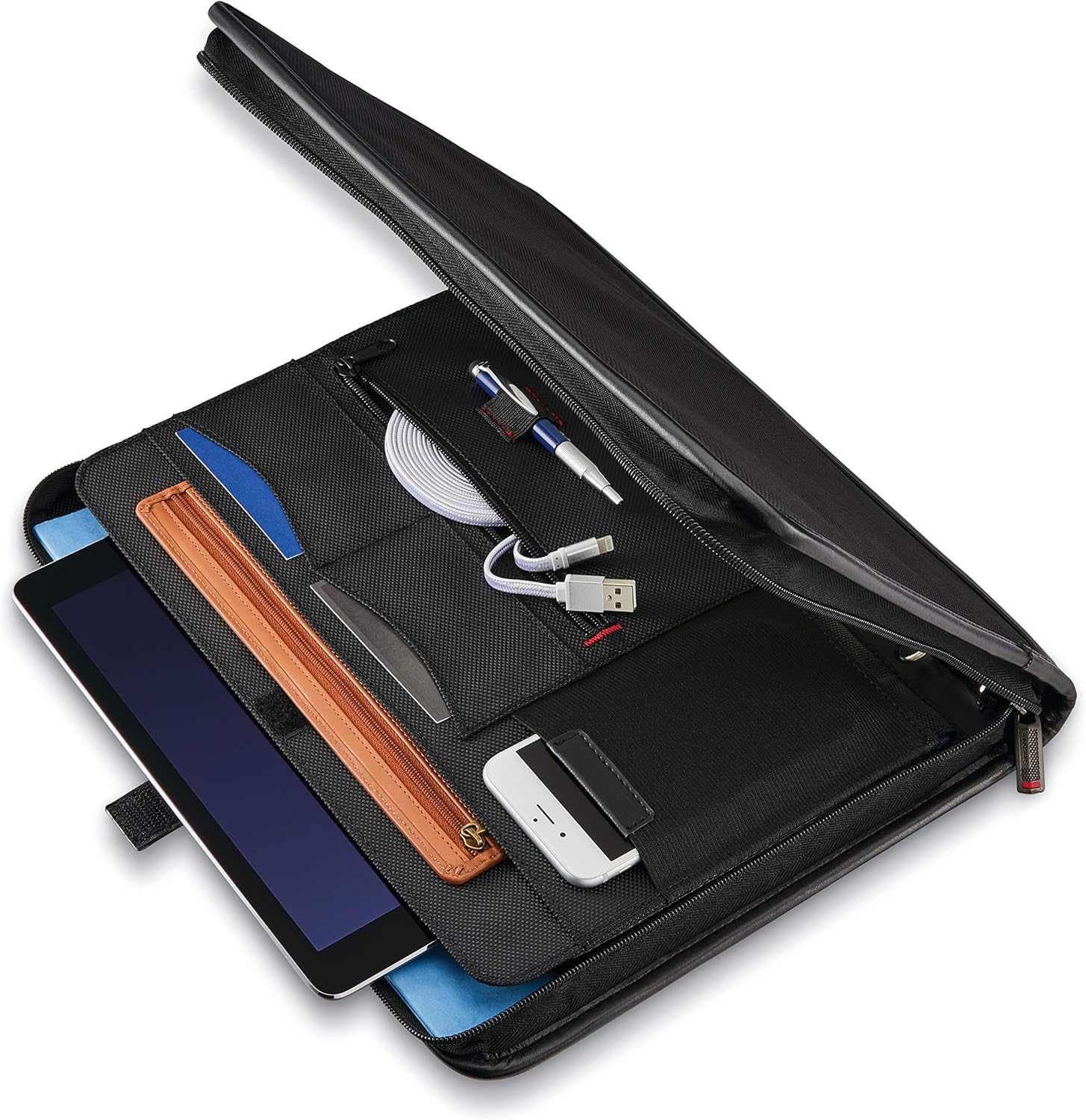 Samsonite Xenon Business 3 Ring Portfolio, Black, One Size, Black, One ...