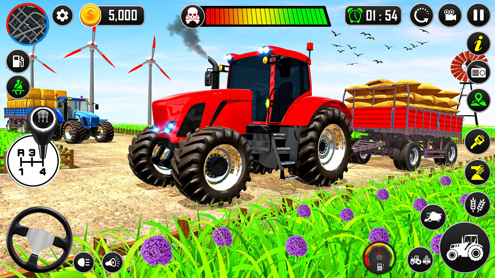 Mega Tractor Driving Simulator Grand Tractor Farming Games - App on ...