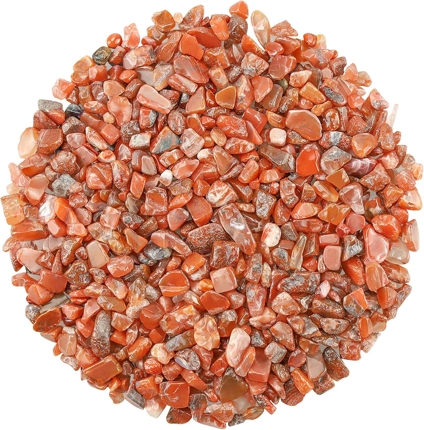 Amazon.com: ZHIYUXI Carnelian 1lb Crystal Chips Bulk Fish Tank ...