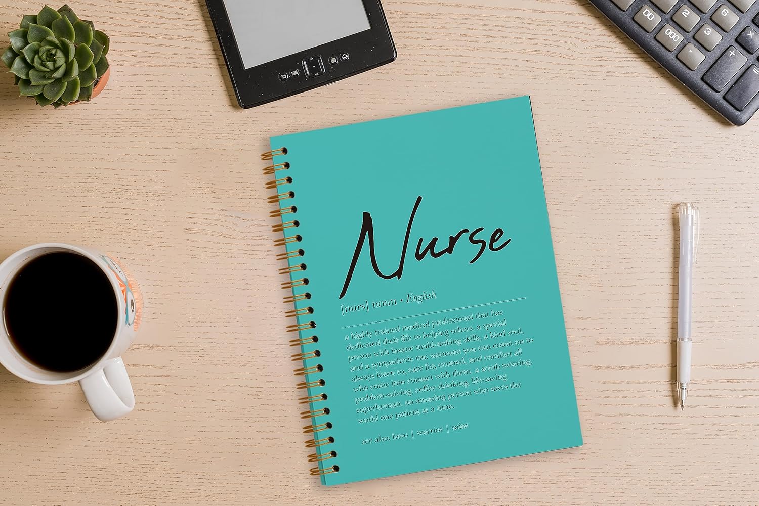 Tizzer Nurse Definition – Cuaderno de espiral con rayas universitarias ...