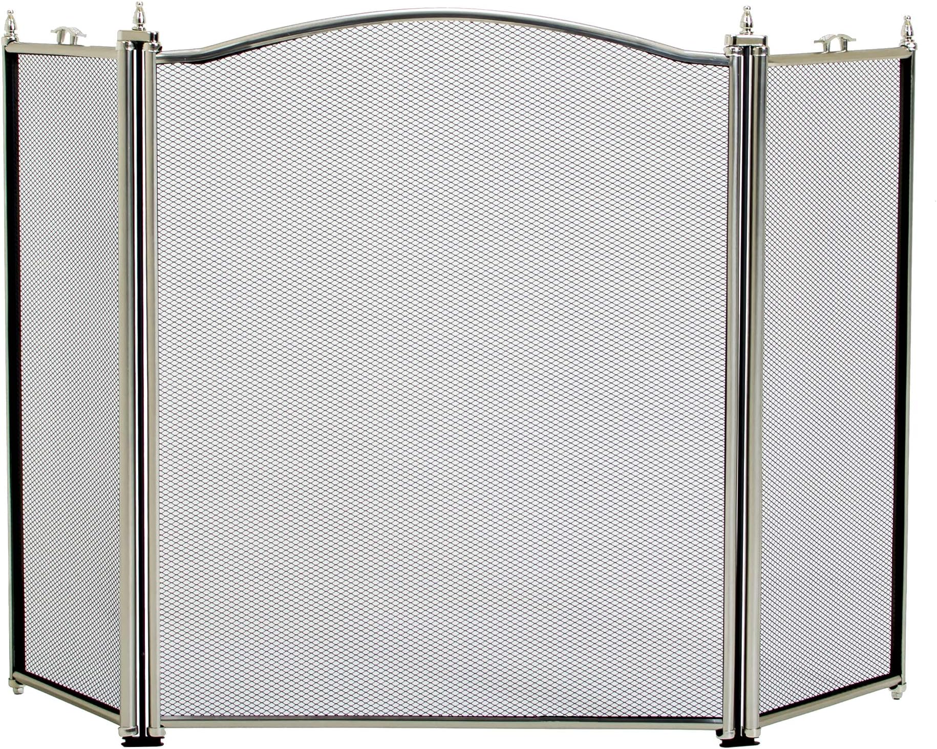 Fire Vida Buckton Spark Guard Fire Screen, Metal, Black : Amazon.co.uk ...